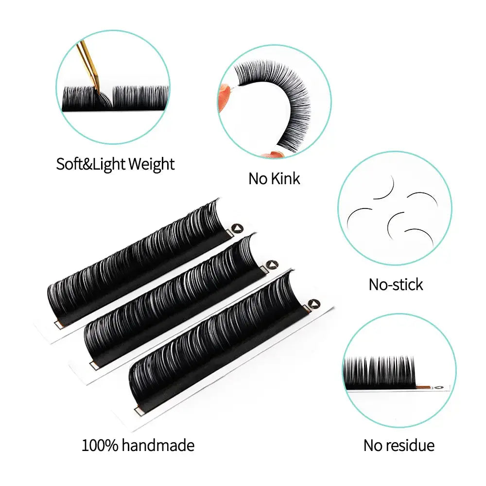 Classic Round Eyelashes Extension – Mini-Beauty Industry